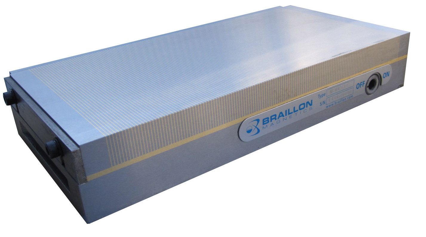 Plateau magnétique à aimants permanents Type PF2 | BMS Industrie ...